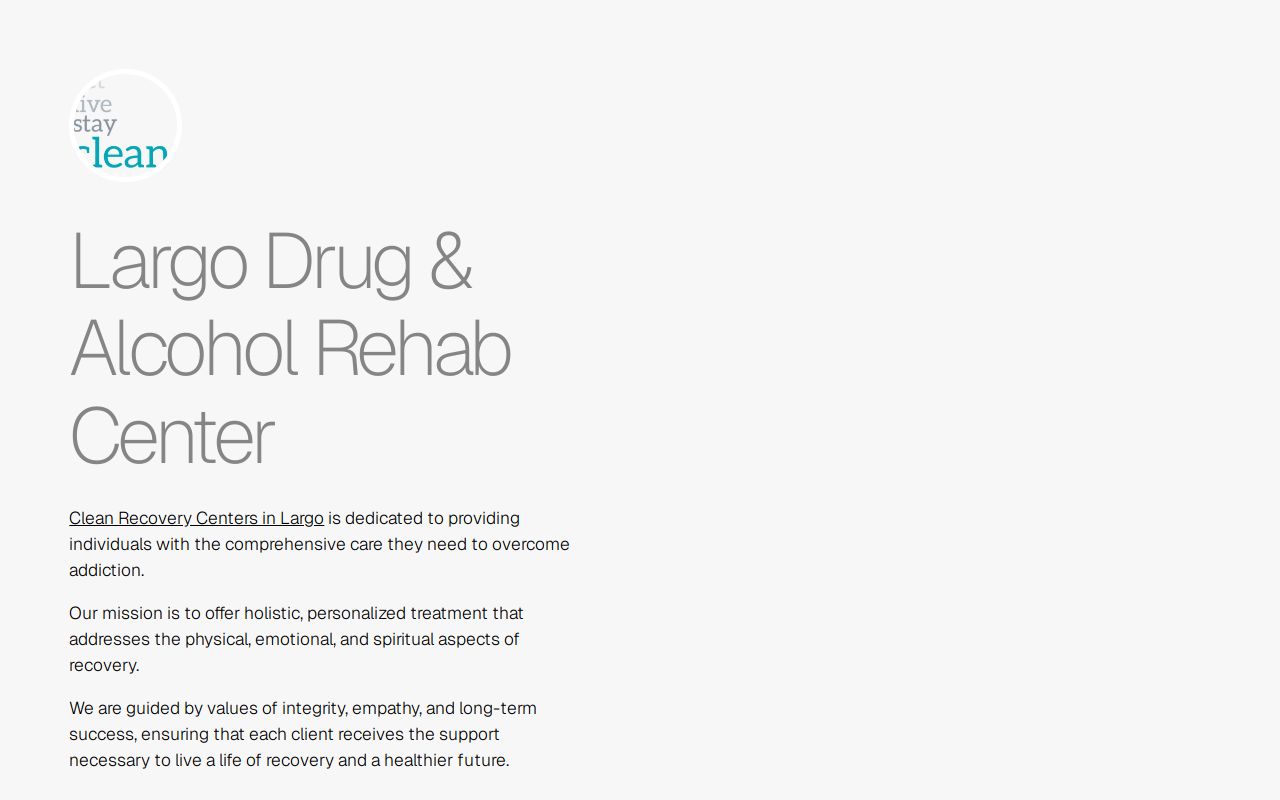 Largo Drug & Alcohol Rehab Center | Clean Recovery Centers